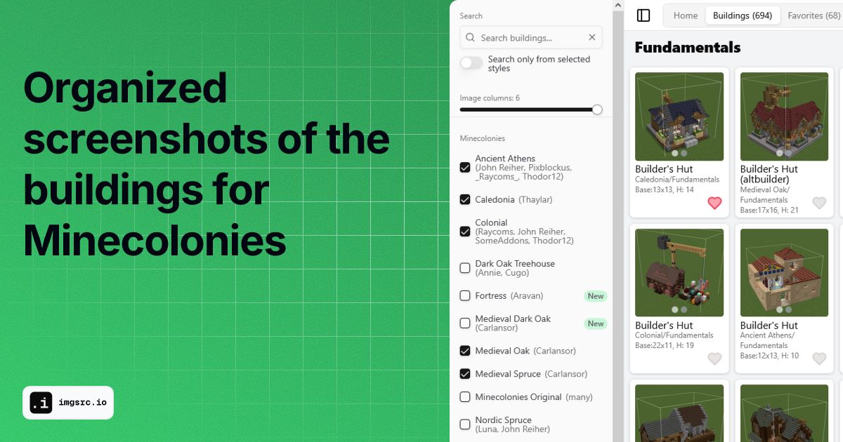 Minecolonies Style Explorer